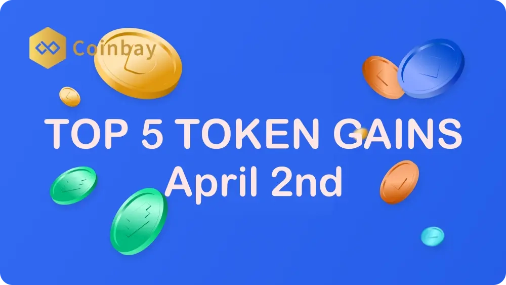 The top 5 highest growth tokens on April 2nd