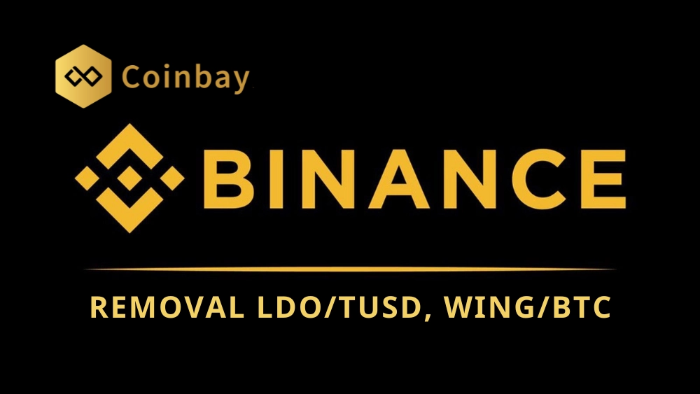 Binance hủy cặp giao dịch spot LDO/TUSD, WING/BTC Binance hủy cặp giao dịch spot LDO/TUSD, WING/BTC