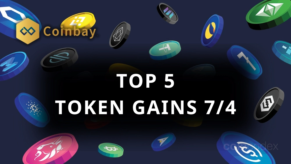 The top 5 tokens with the strongest growth on April 7th