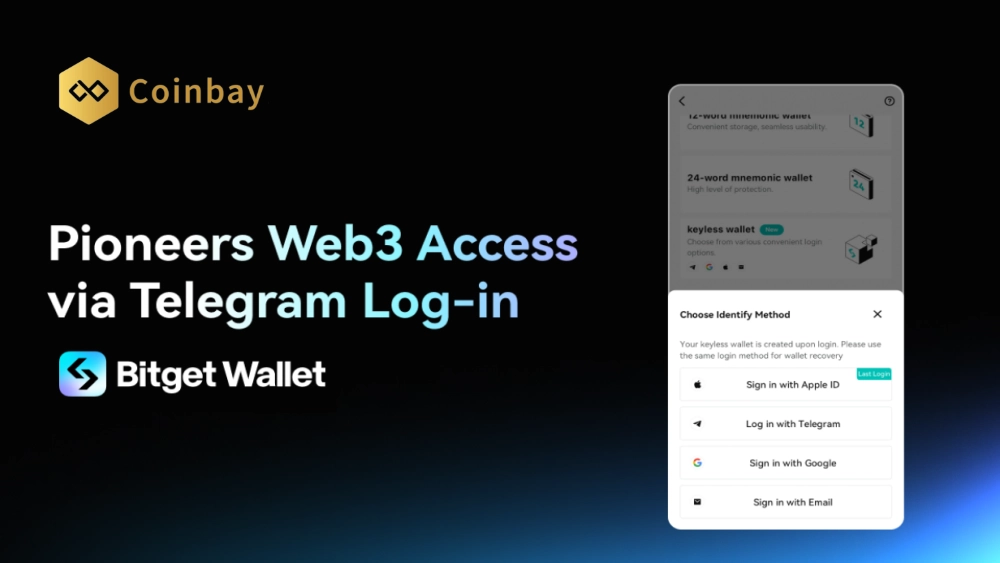 Bitget Wallet launches MPC wallet with Telegram login