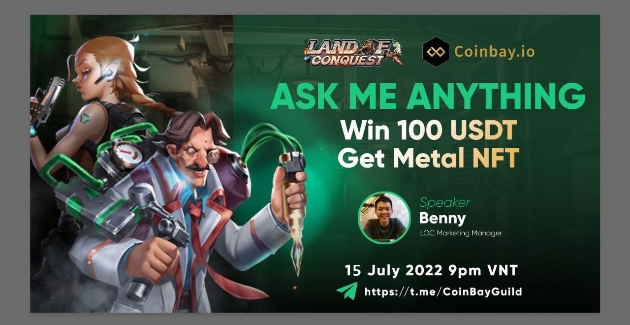 AMA Recap: Coinbay x Land of Conquest (Vietnamese below)